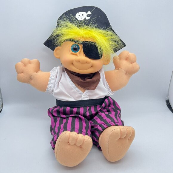 Russ Berrie | Toys | Vintage Russ Pirate Troll Doll Sinbad With Eye ...